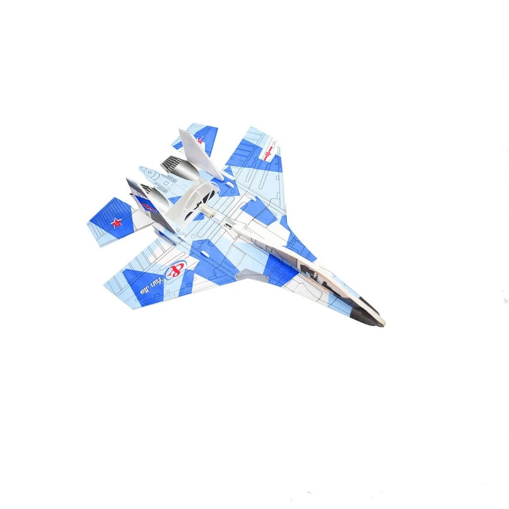 Avion Armable Juguete Planeador YJ027 Carga USB Celeste – eTechy SAS