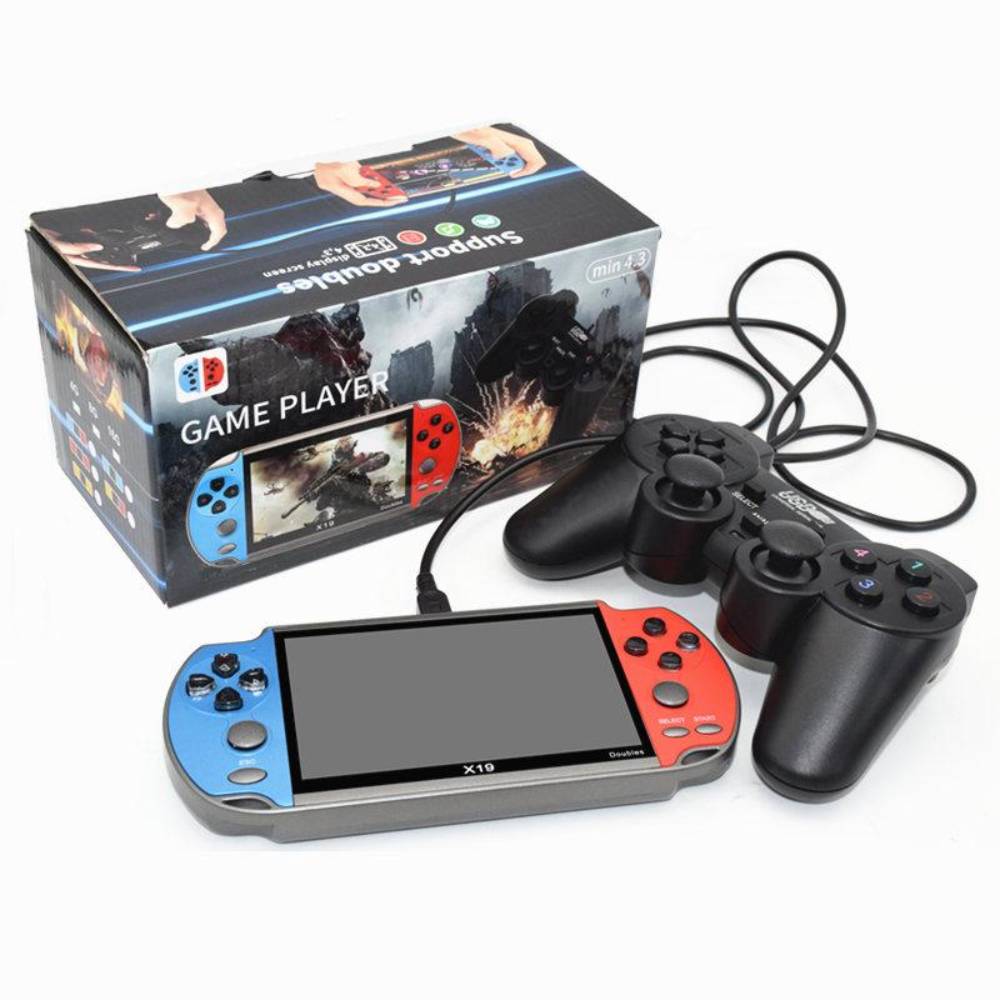 Consola de juegos MP5 X19 Edición Doubles +Control 9000 juegos y más ...